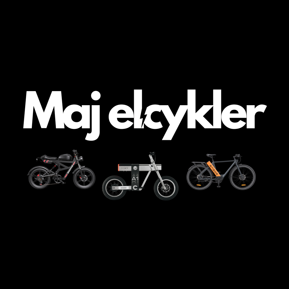Elcykler, Accessories og Dele | Maj elcykler